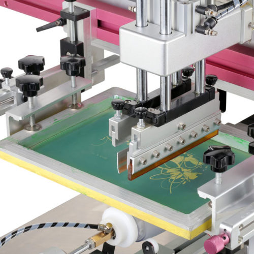 Multi Color Screen Printing Machine on Cylindrical products
